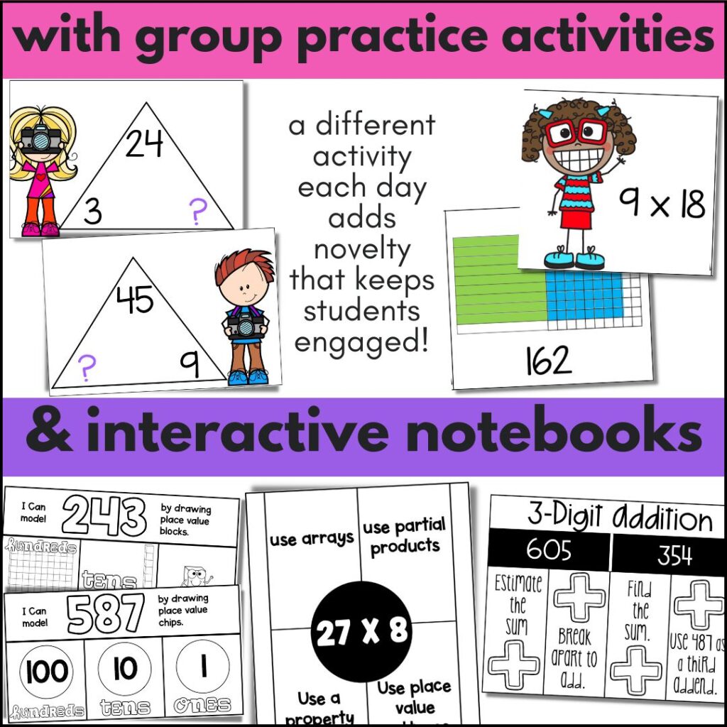3rd Grade Math Curriculum YEAR LONG BUNDLE - Curious Classroom Adventures