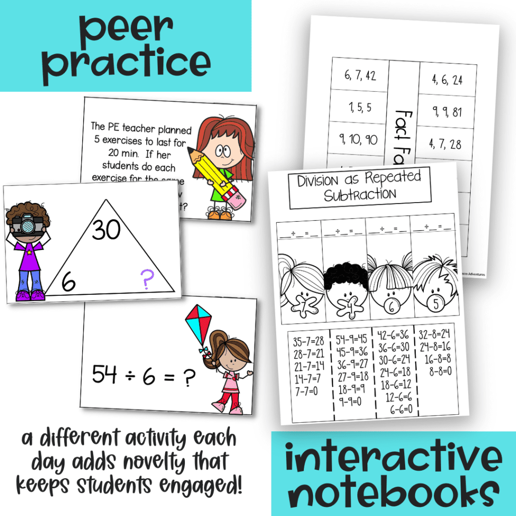 Division Facts Unit - 3rd Grade Math - Curious Classroom Adventures