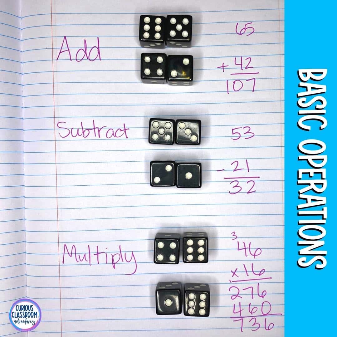 Playing with Math #2: Dice - Curious Classroom Adventures