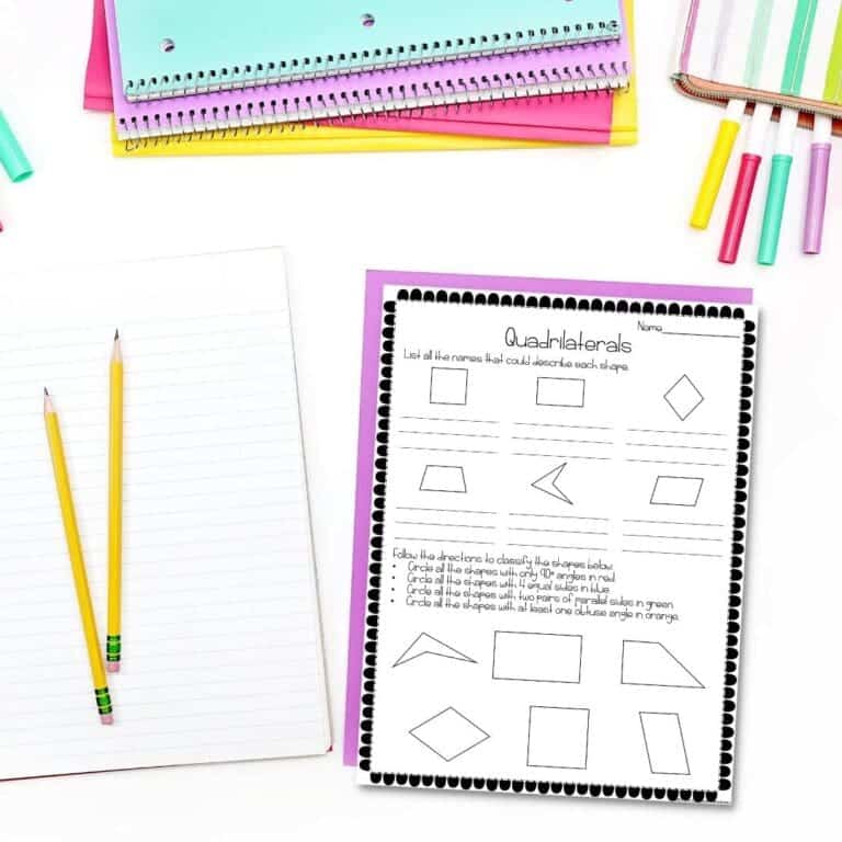 5 Ideas for Teaching Types of Quadrilateral Shapes - Curious Classroom ...