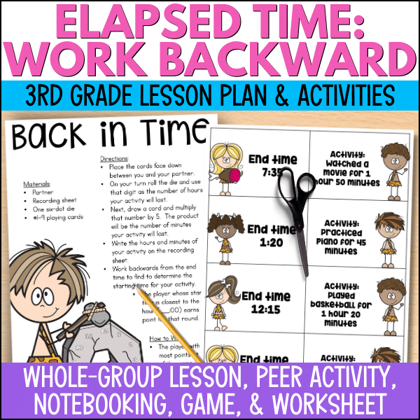 Like Clockwork! How to Teach Elapsed Time Working Backward - Curious ...