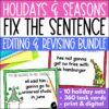 Sentence Savvy: Elevating Grammar with Fix the Sentence Task Cards ...