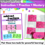 Power Pairings: Using Math Anchor Charts & Interactive Notebooks ...