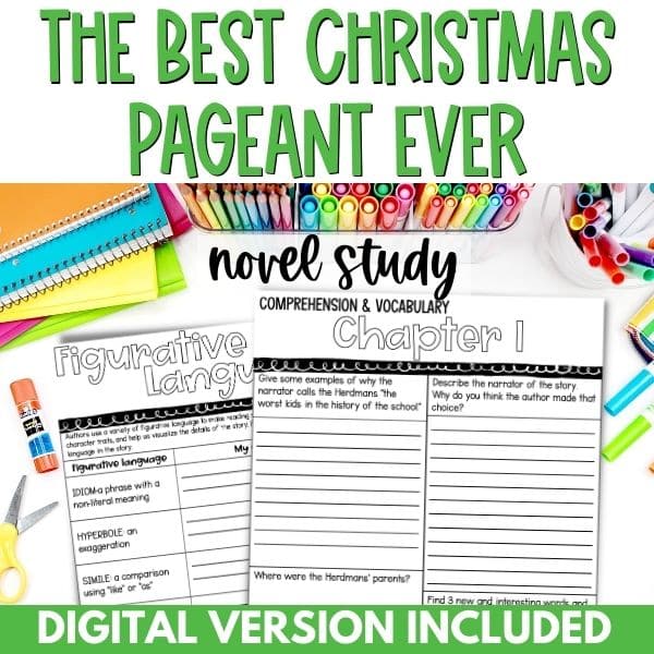 8 Fun Activities to Use with Reading "The Best Christmas Pageant Ever ...