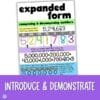 Mastering Expanded Form Numbers Through the Millions Place: A Fun Place ...