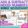 How to Teach Regrouping to Subtract Mixed Numbers: A Hands-On Lesson ...